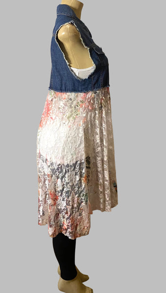 Origami Jean Lace Vest With Pockets – Jalynn's Closet